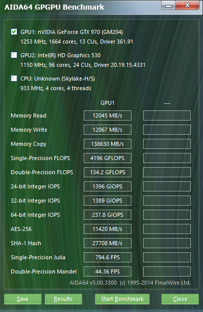 Share your AIDA64 GPGPU Benchmark Results - Graphics Cards - Linus Tech Tips