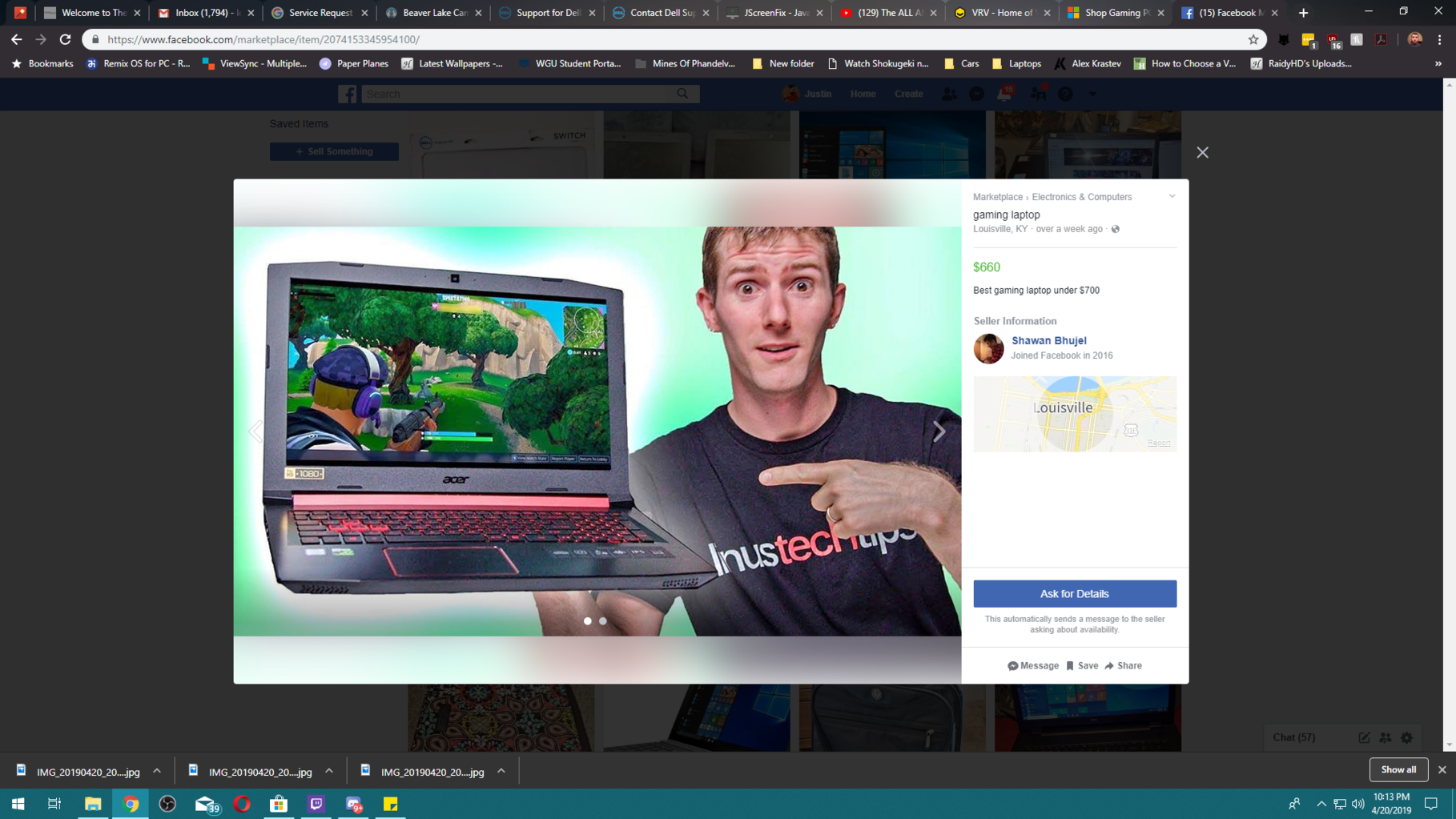 Linus Picture To Sell Computer - General Discussion - Linus Tech Tips
