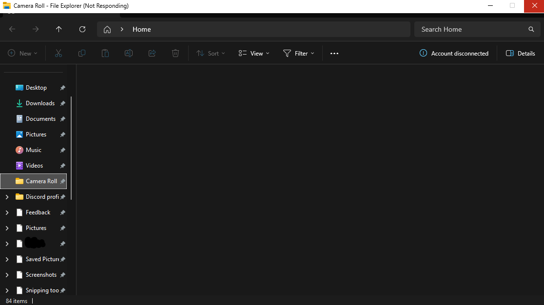 File explorer just freezing and not loading files - Windows - Linus Tech Tips